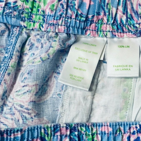 Lilly Pulitzer | Pants & Jumpsuits | Nwt 28 Lilly Pulitzer Taron Linen ...